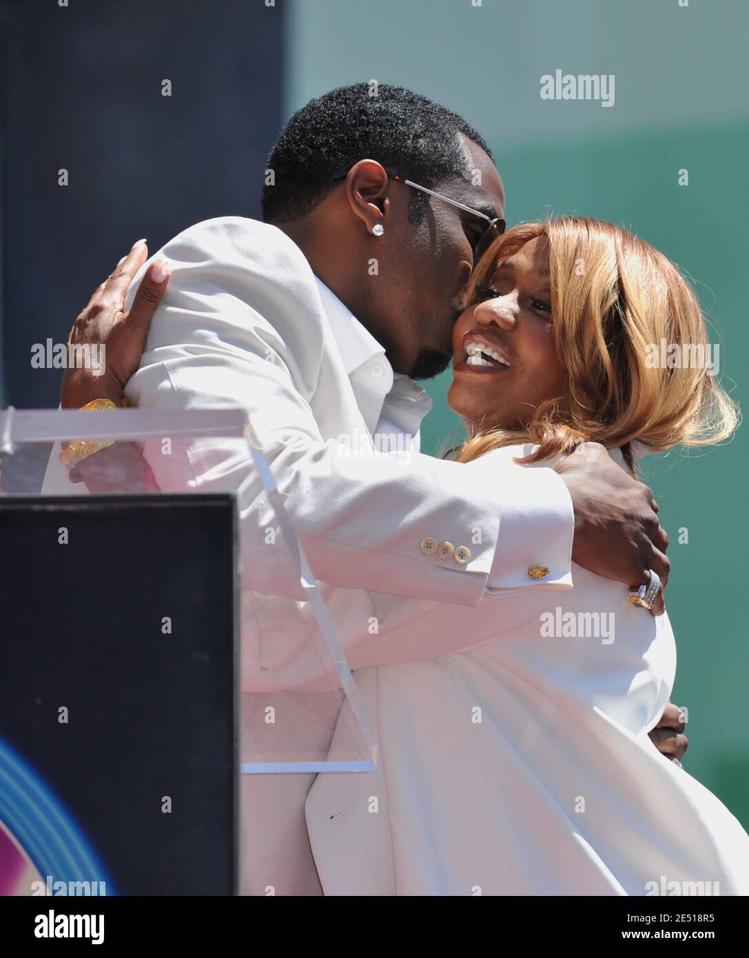 Sean Diddy Combs and his mother Janice attend the ceremony honoring him ...