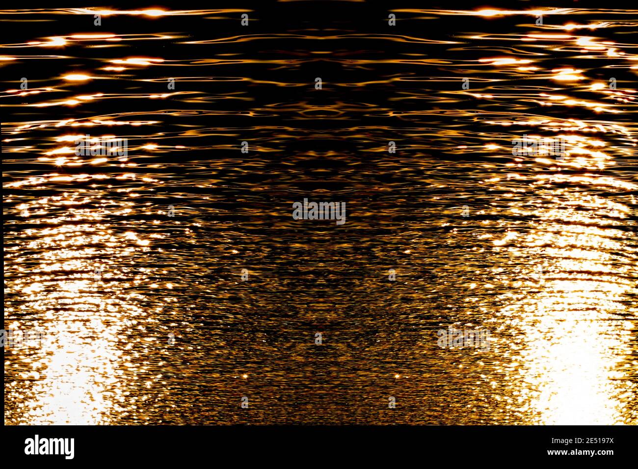 Abstract golden water background Stock Photo - Alamy