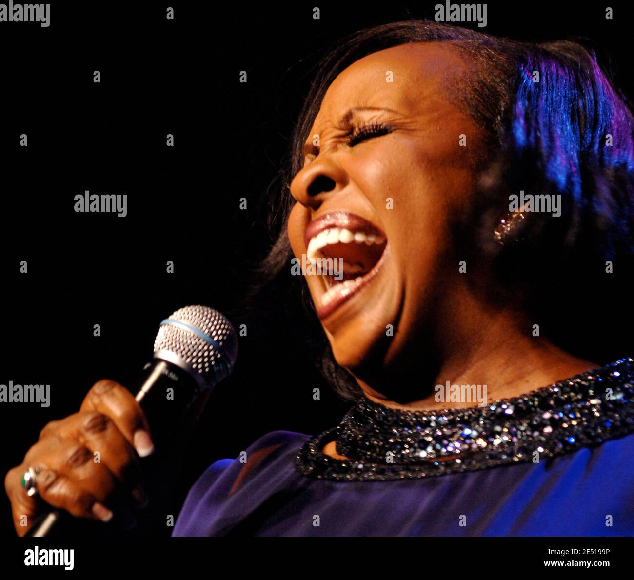 Singer Gladys Knight performs as part of the 'Divas With Heart' Concert ...