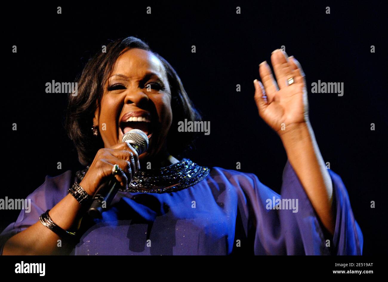 Singer Gladys Knight performs as part of the 'Divas With Heart' Concert ...