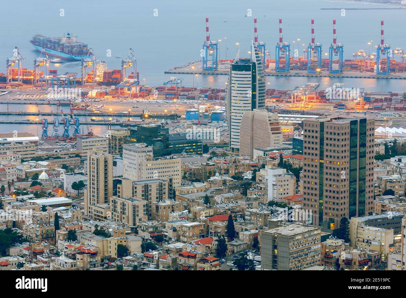 Port of haifa hi-res stock photography and images - Alamy
