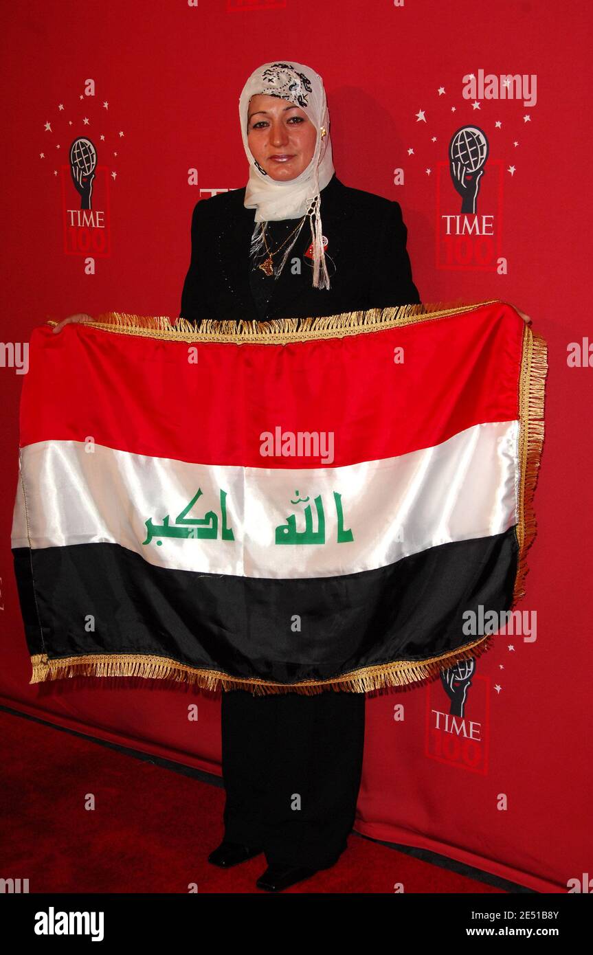 Madeeha Hasan Odhaib, known as the 'Mother Teresa of Baghdad' holds an ...