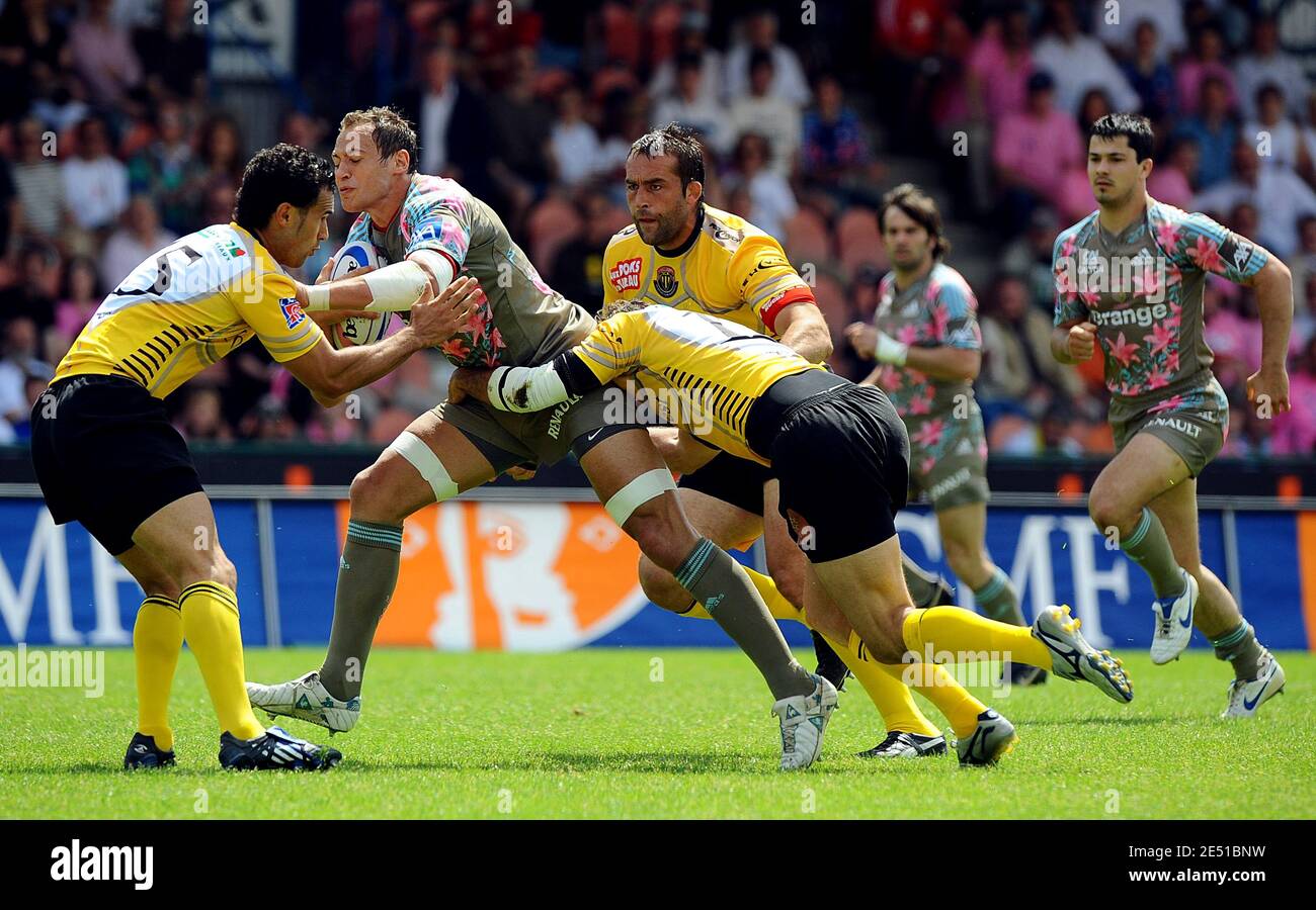 Stade Francais' Sergio Parisse during the French Top 14 Rugby match ...