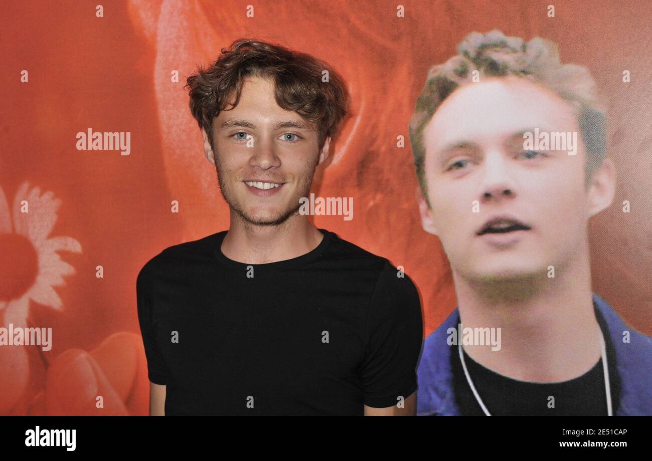 French actor Theo Frilet poses during the premiere of 'Nes en 68 ...