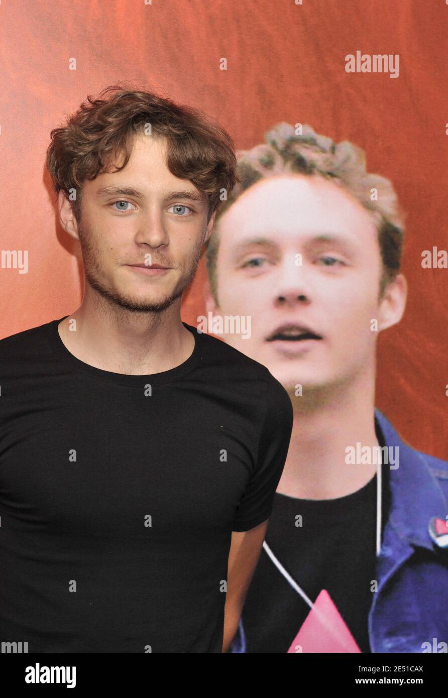 French actor Theo Frilet poses during the premiere of 'Nes en 68 ...