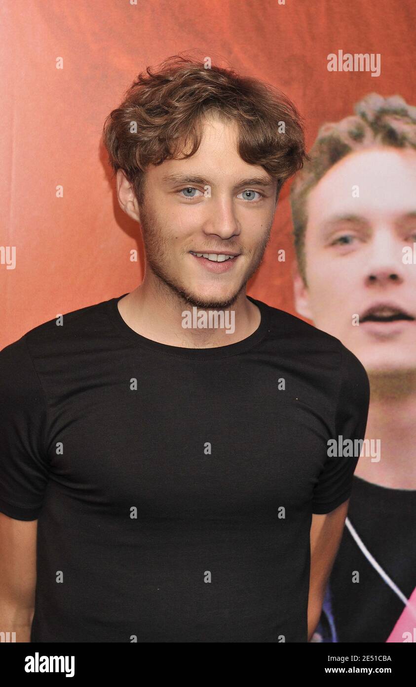 French actor Theo Frilet poses during the premiere of 'Nes en 68 ...
