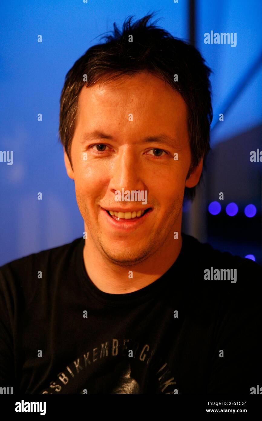 EXCLUSIVE - Jean-Luc Lemoine attends the taping of a radio show in ...