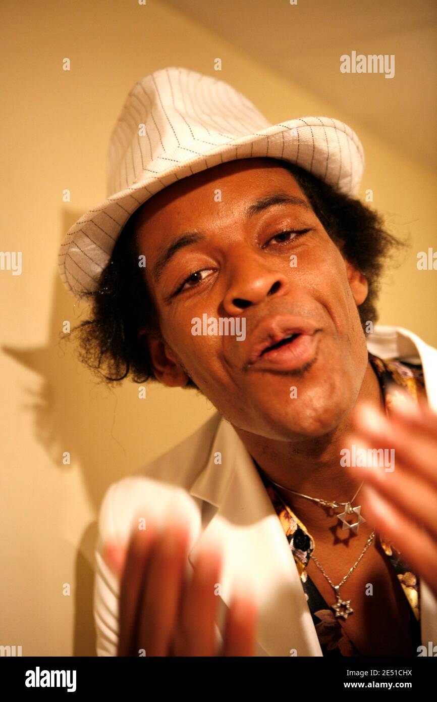 EXCLUSIVE - Bertrand from Star Ac attends the taping of a radio show in ...