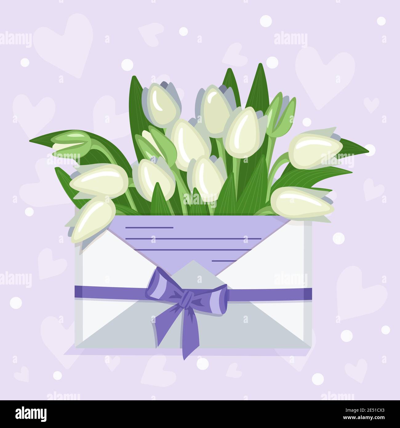 Letter in envelope love Stock Vector Images - Alamy