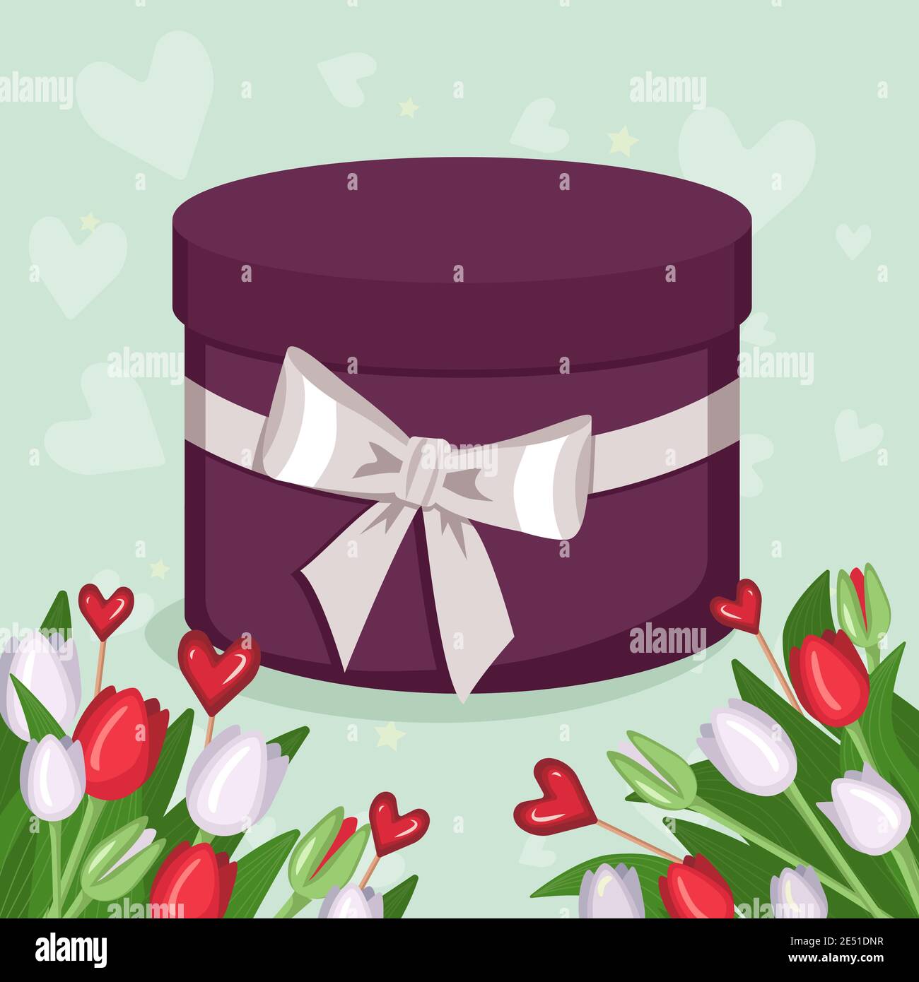 Festive beautiful fresh flowers Stock Vector Images - Alamy