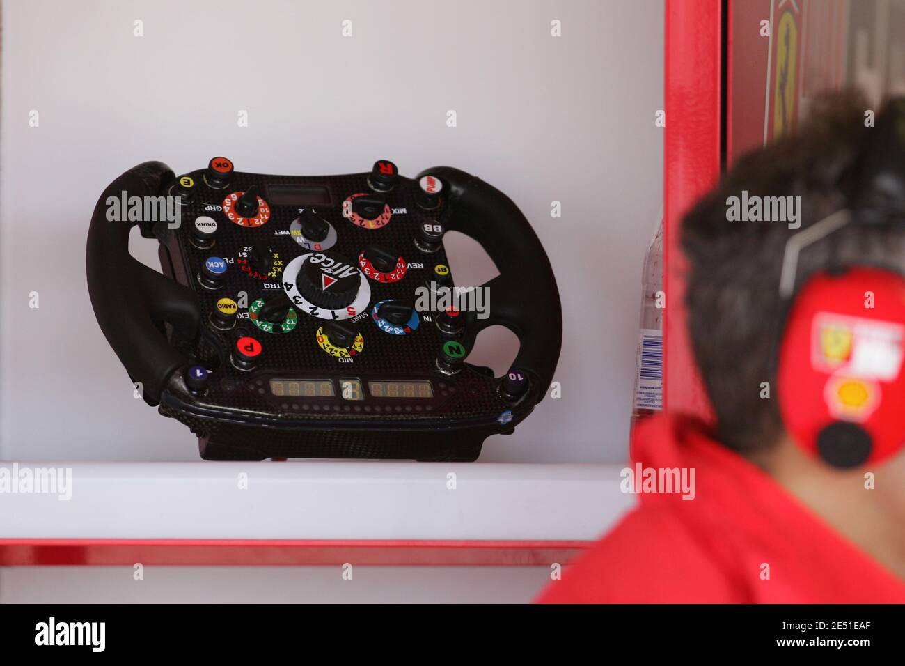 F1 ferrari steering wheel hi-res stock photography and images - Alamy