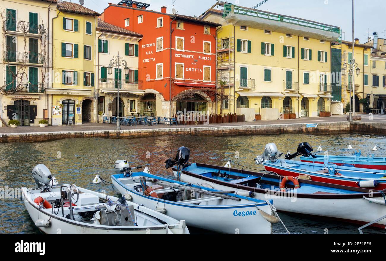 Lakeside lazise landmark hi-res stock photography and images - Alamy