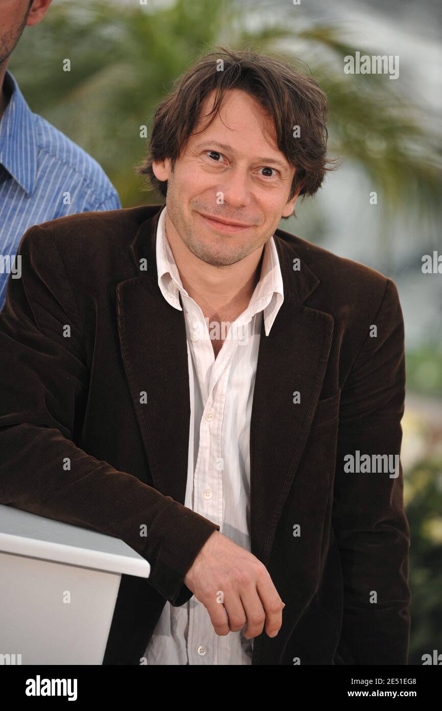 Mathieu Almaric attends a photocall for 'Un Conte de Noel' during the ...