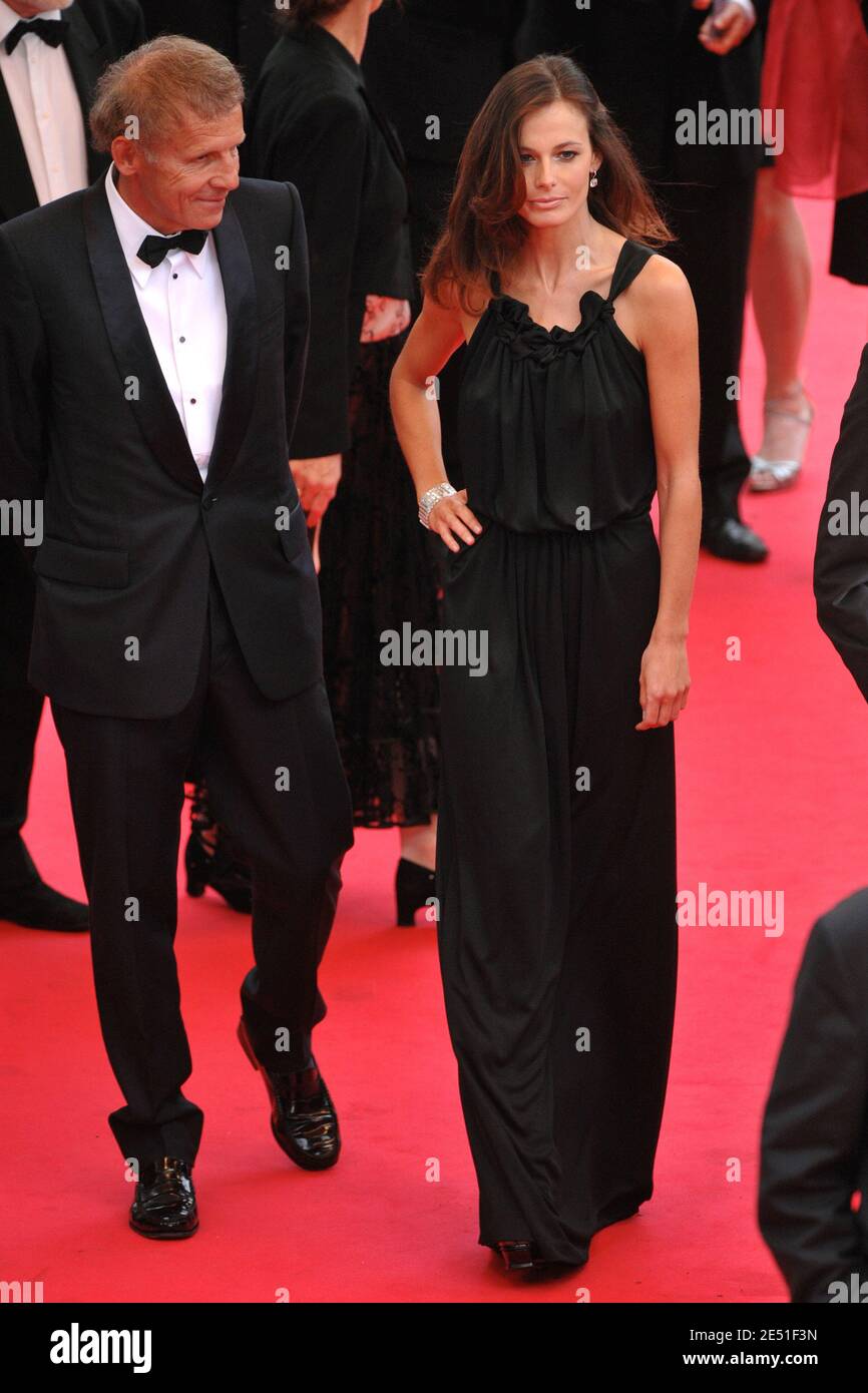 Patrick Poivre d'Arvor and his girlfriend Agathe Borne walking the ...