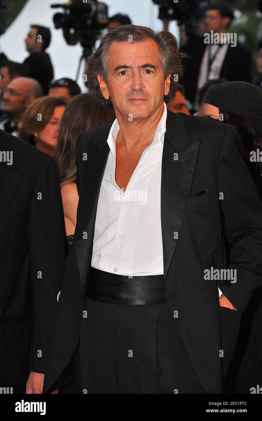 Bernard-Henri Levy arriving at the Palais des Festivals in Cannes ...