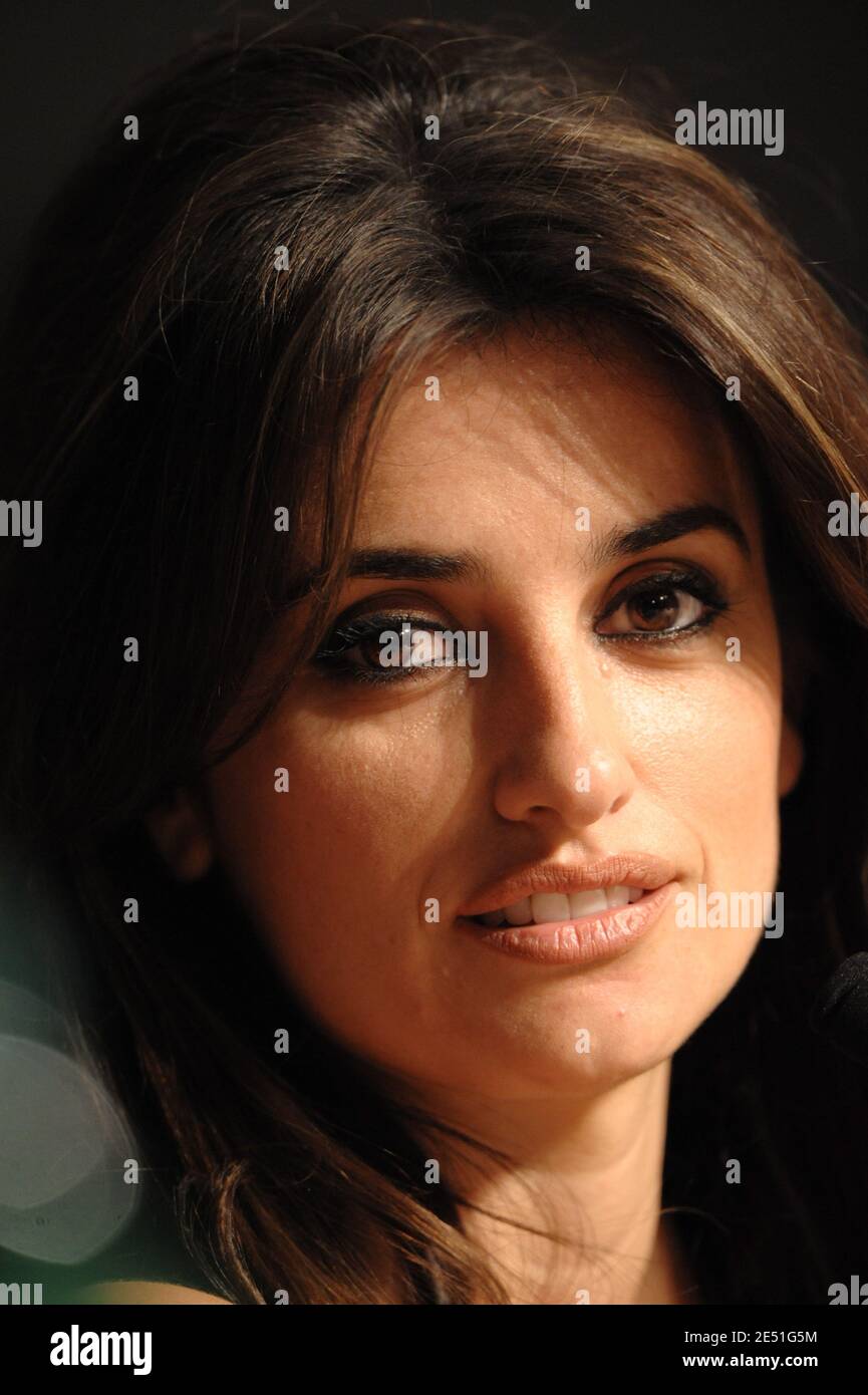 Spanish actress Penelope Cruz listens to a question during a press ...