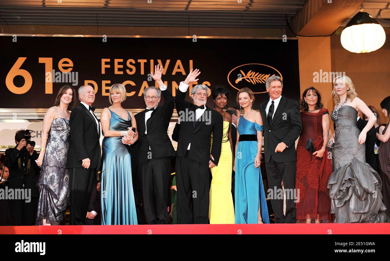 Steven Spielberg, George Lucas, Calista Flockhart, Harrison Ford ...
