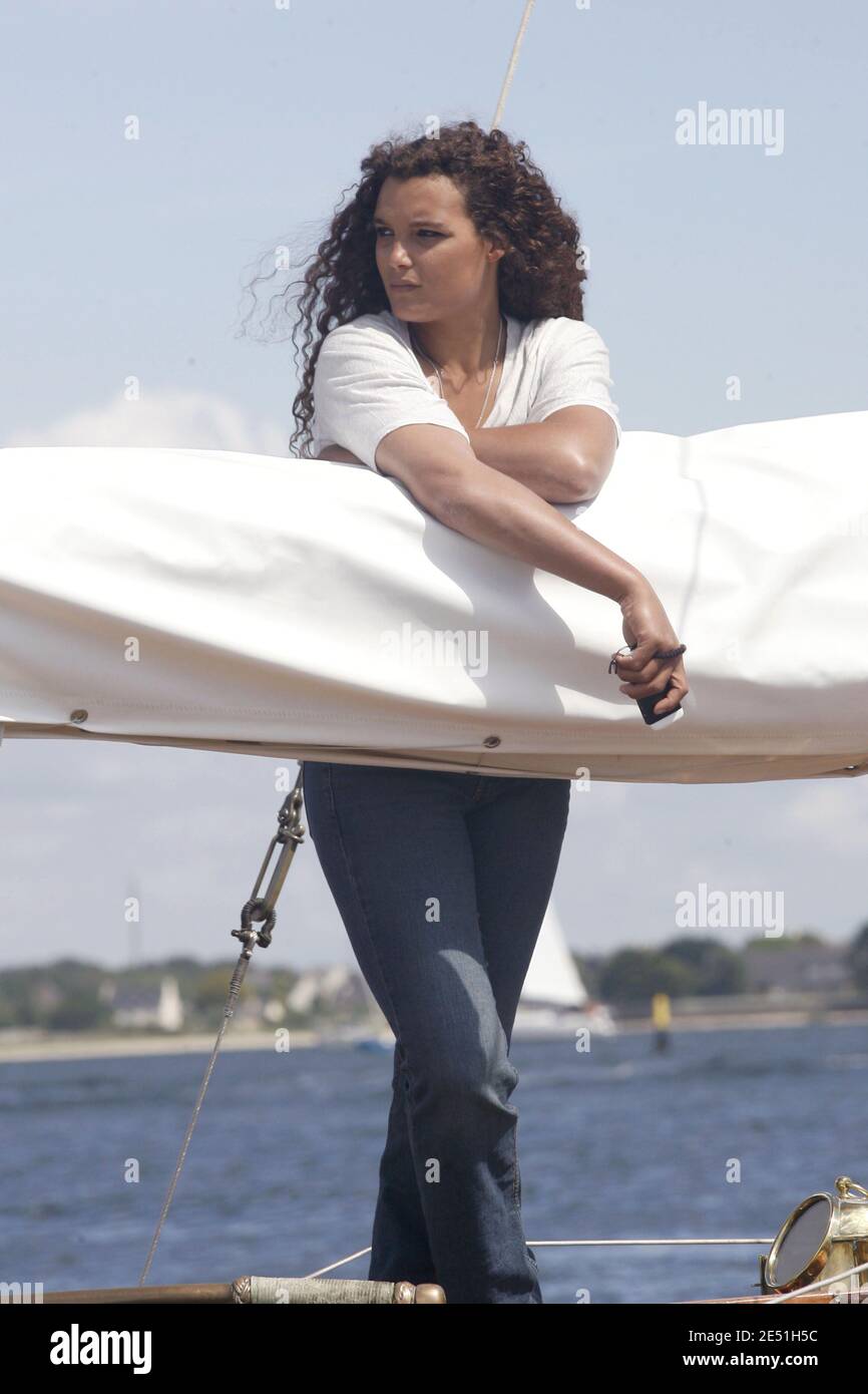 Marie Tabarly, the daughter of French sailing legend late Eric Tabarly ...