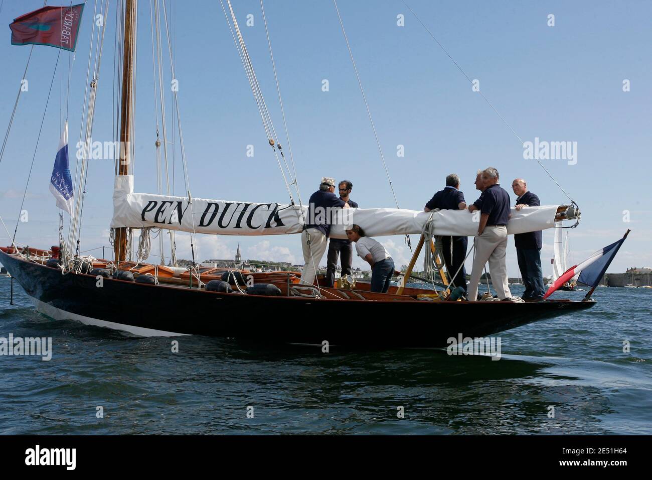 Marie Tabarly, the daughter of French sailing legend late Eric Tabarly ...