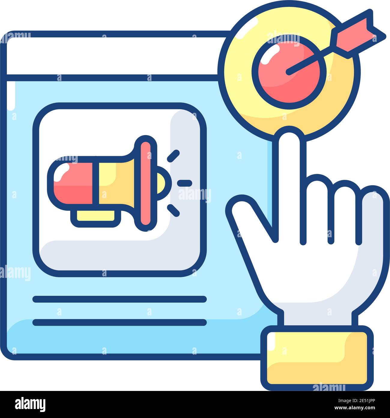 Call action icon cartoon Cut Out Stock Images & Pictures - Alamy