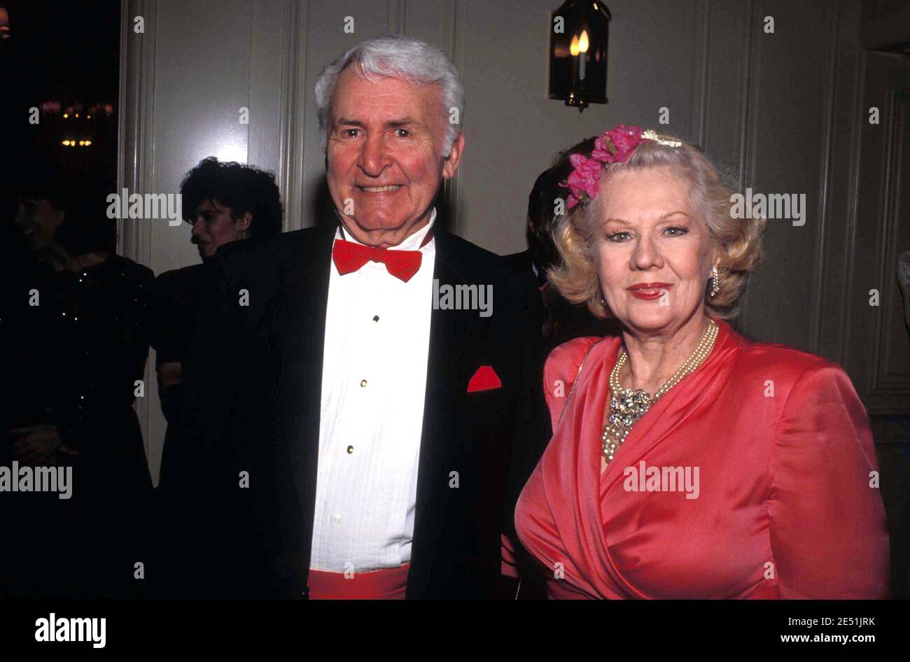 Virginia Mayo And Lee Graham 05-1990 Credit: Ralph Dominguez/MediaPunch ...