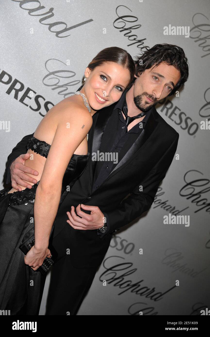 Elsa Pataky and Adrien Brody arriving at the Chopard Party at Carlton ...