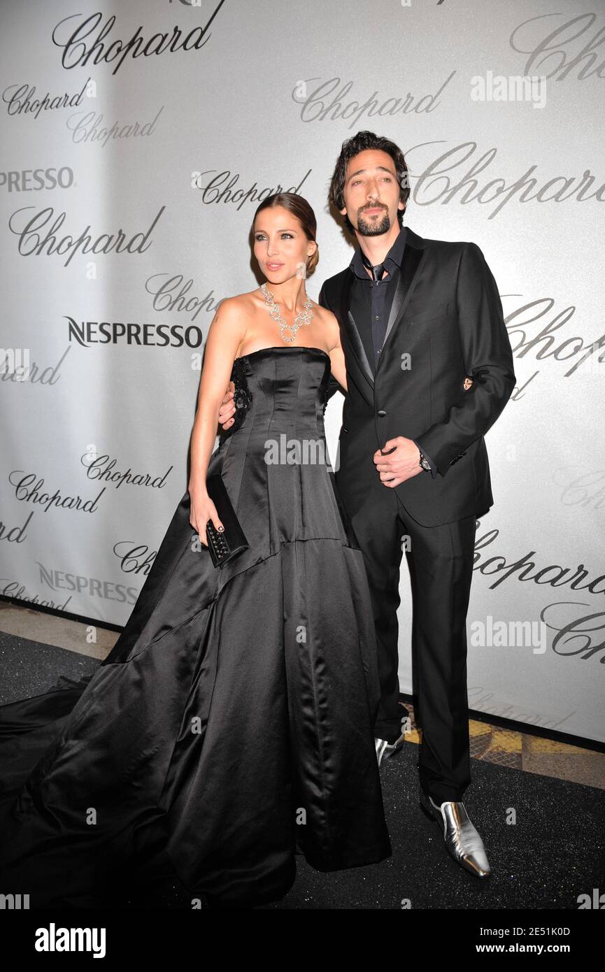 Elsa Pataky and Adrien Brody arriving at the Chopard Party at Carlton ...