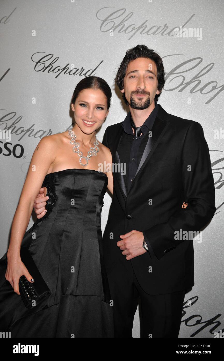 Elsa Pataky and Adrien Brody arriving at the Chopard Party at Carlton ...
