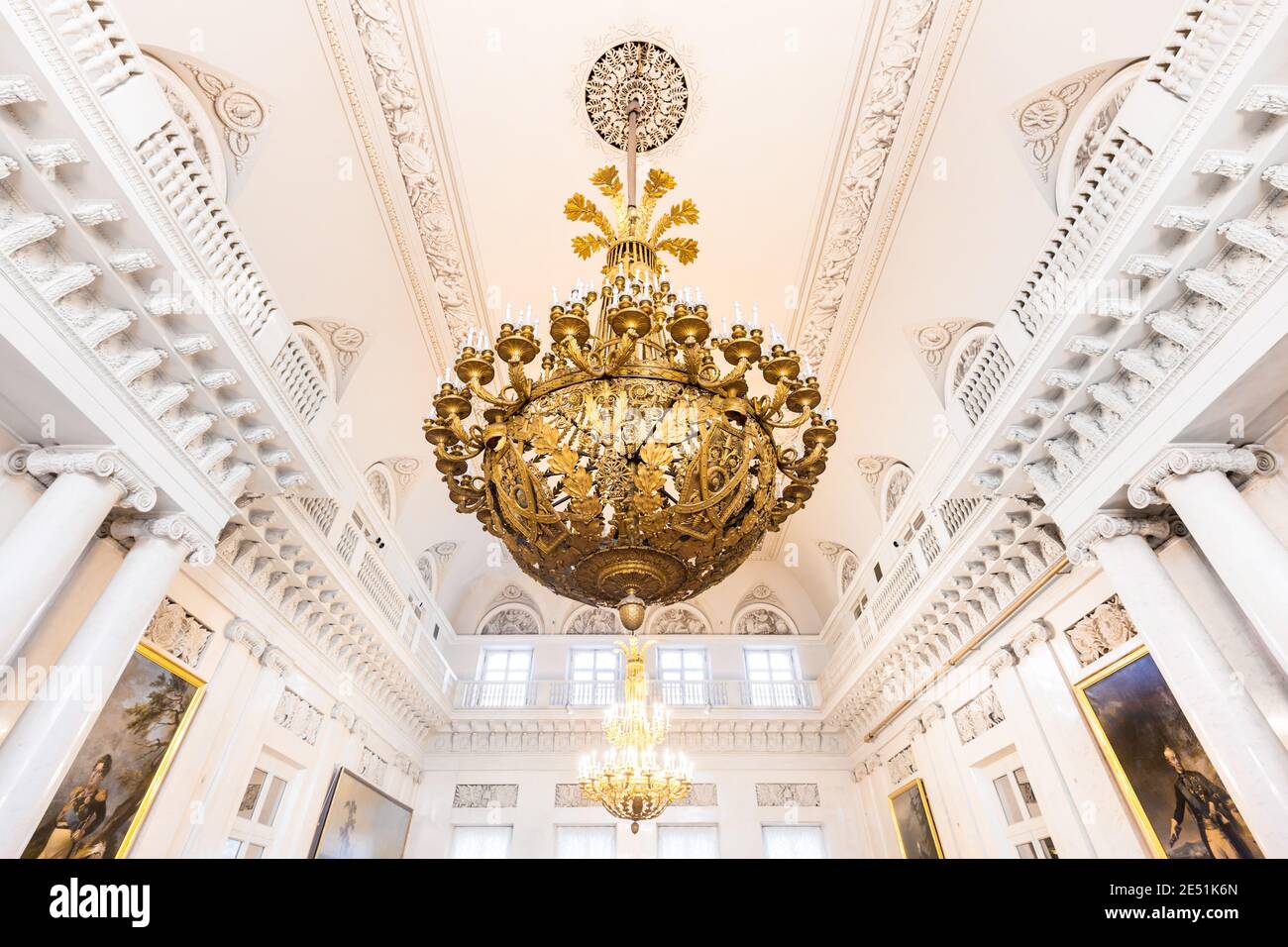 Ceiling painting winter palace hi-res stock photography and images - Alamy