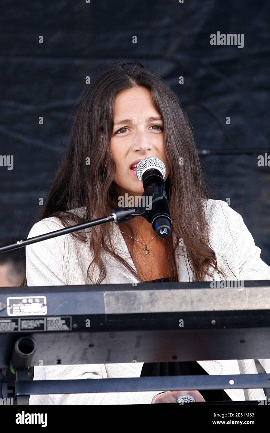 EXCLUSIVE - Pauline attends the taping of a TV show in Paris, France on ...