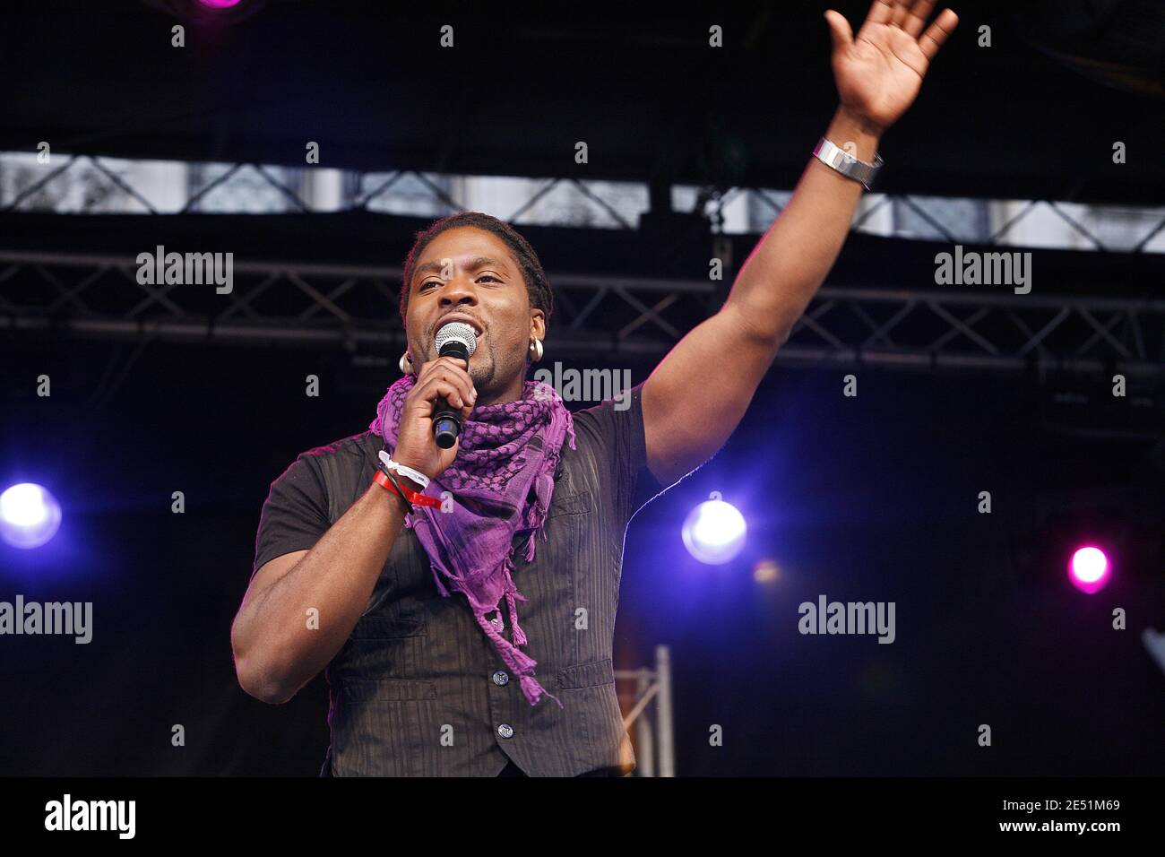 EXCLUSIVE - Gage attends the taping of a TV show in Paris, France on ...