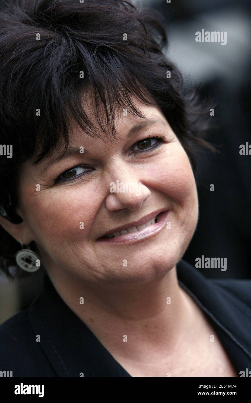 EXCLUSIVE - Maurane attends the taping of a TV show in Paris, France on ...