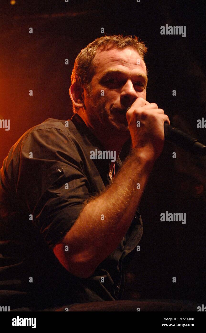 Canadian singer Garou performs live at La Cigale in Paris, France on ...