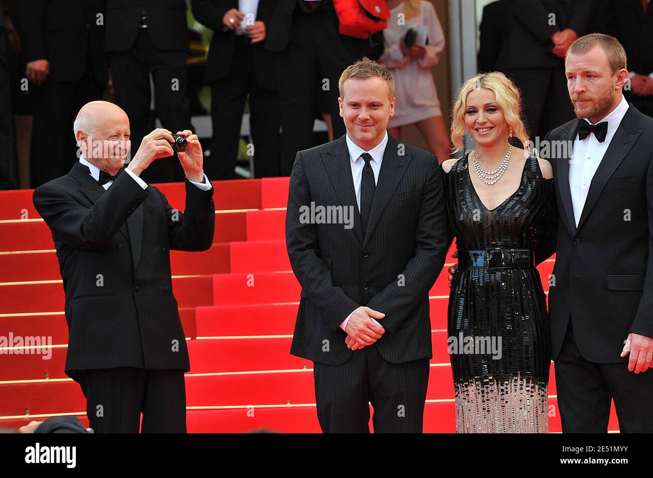 Gilles Jacob, director Nathan Rissman, Madonna and Guy Ritchie seen ...