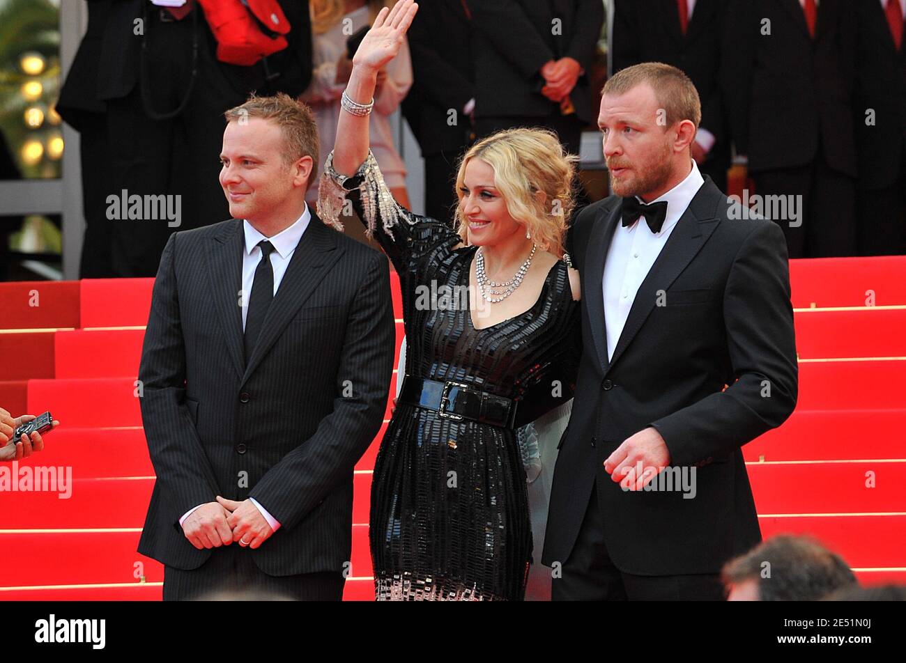 Director Nathan Rissman, Madonna and Guy Ritchie seen arriving at the ...