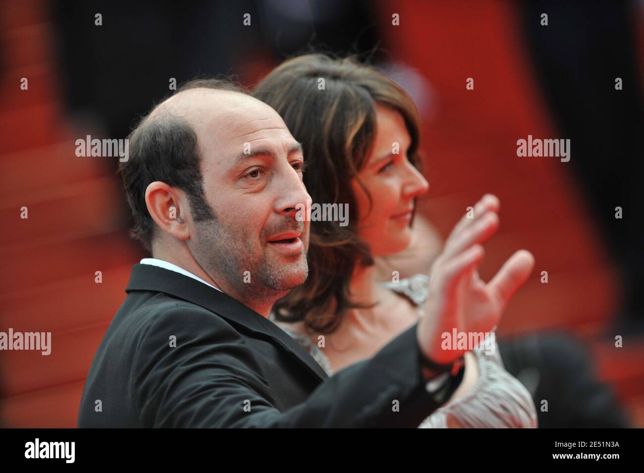 Kad Merad and his wife seen arriving at the Palais des Festivals in ...