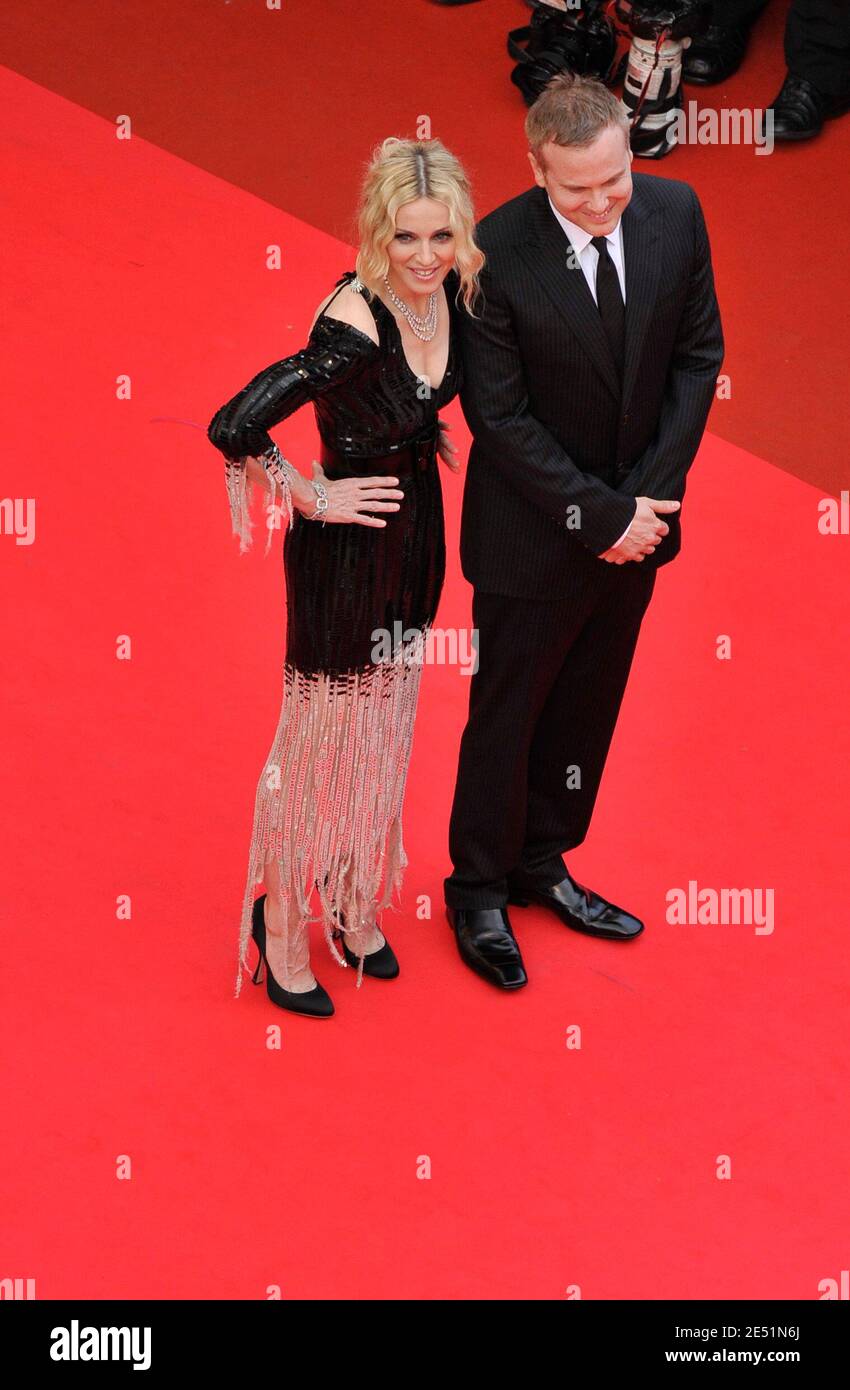 Madonna and director Nathan Rissman seen arriving at the Palais des ...