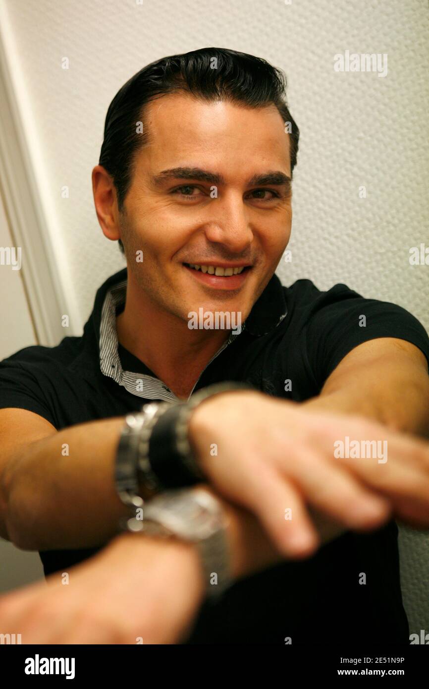 EXCLUSIVE - David Vendetta attends the taping of a TV show in Paris ...