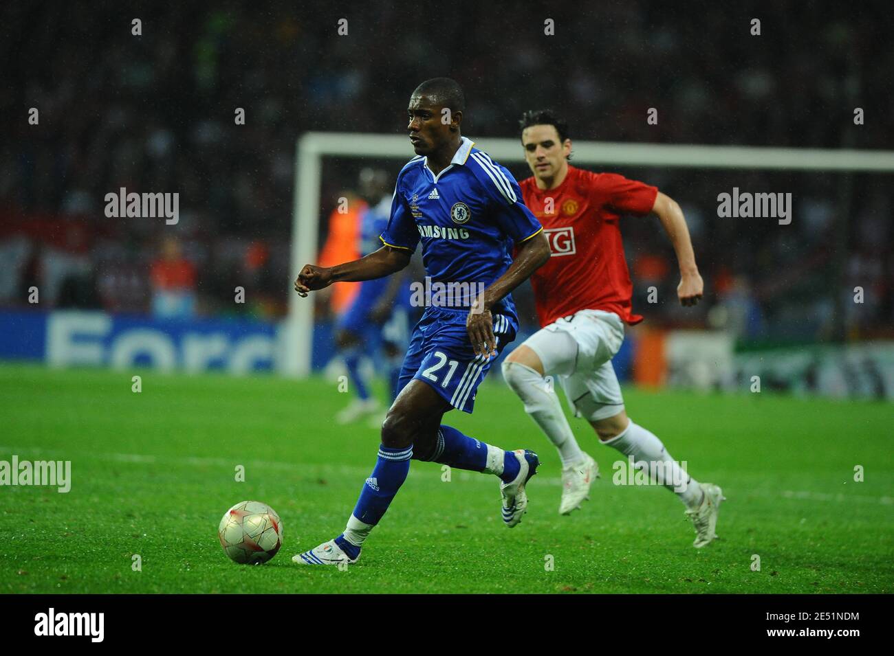 2008 champions league final moscow hi-res stock photography and images ...