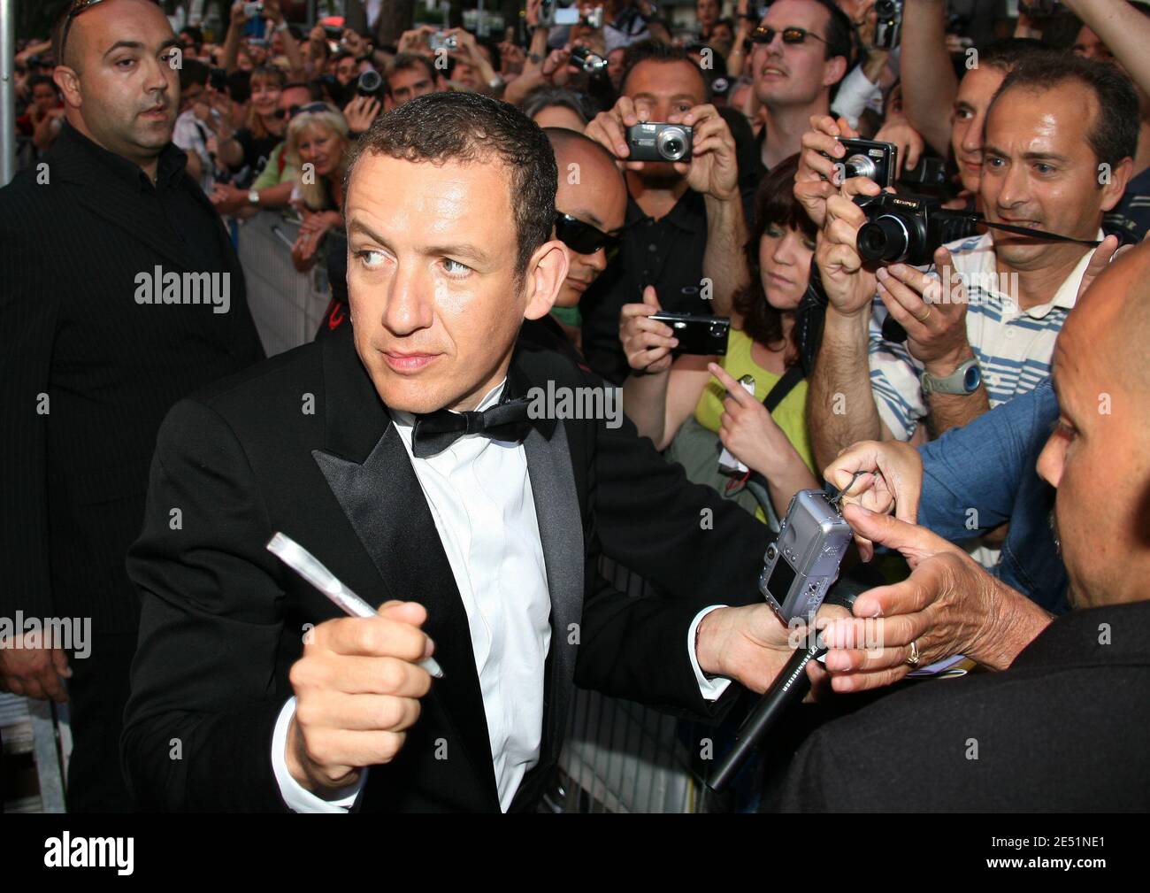 Dany Boon during the broadcasting of 'Le Grand Journal' TV show on ...
