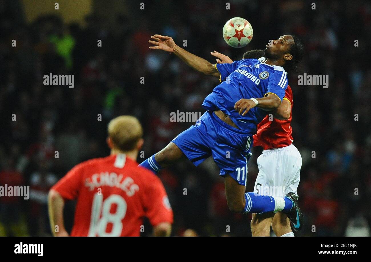 2008 champions league final moscow hi-res stock photography and images ...