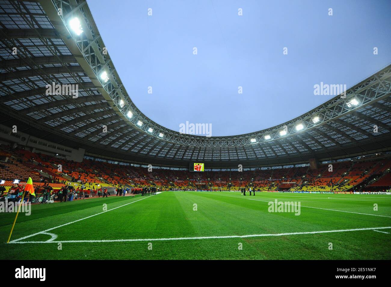 2008 champions league final moscow hi-res stock photography and images ...