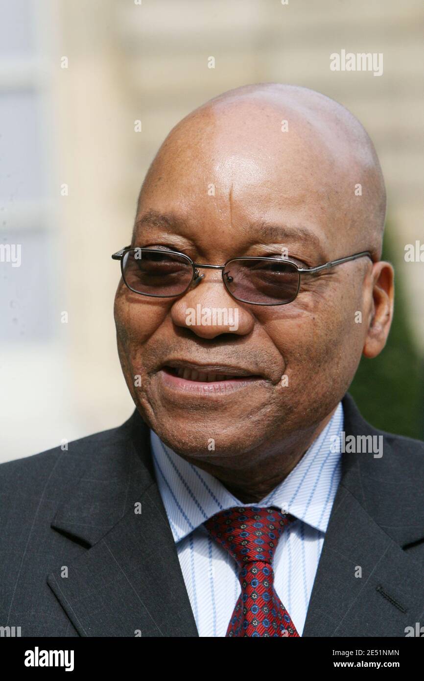 Leader of South Africa's ruling African National Congress Jacob Zuma ...