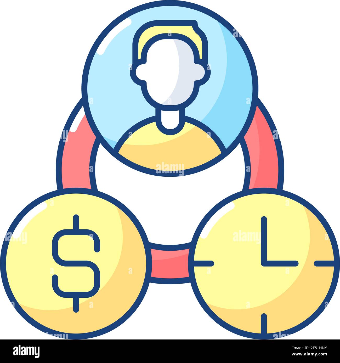 RFM analysis RGB color icon Stock Vector Image & Art - Alamy