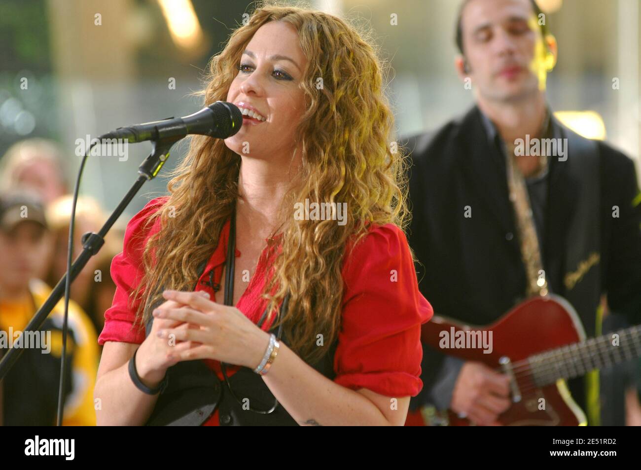 Singer Alanis Morissette performs on NBC's 'Today' Show Toyota Concert ...