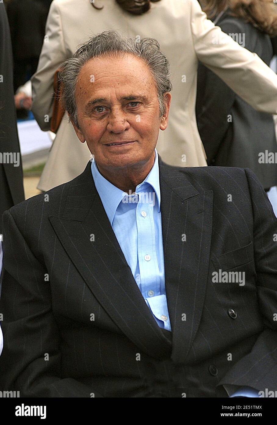 Roger Hanin attends a ceremony to celebrate Israel's 60th anniversary ...