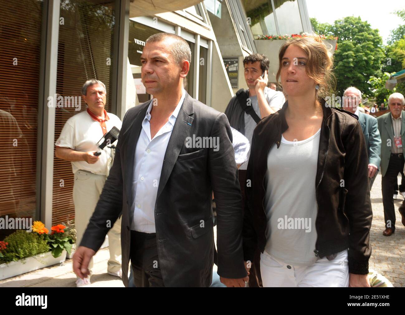 Philippe Toretton and his girlfriend Elsa Boublil arrive at the ...