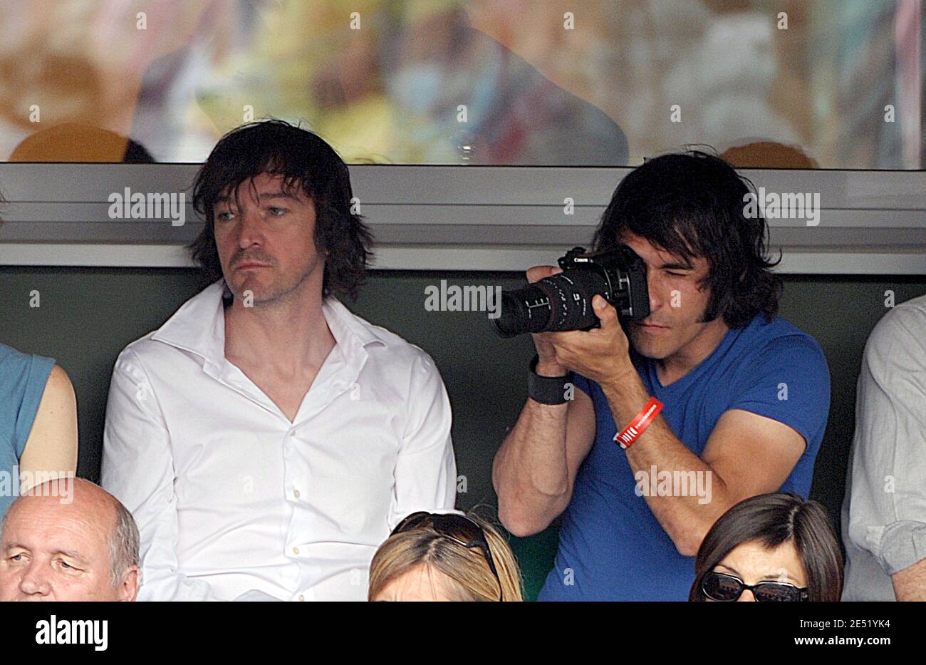 Cali attends the 2008 French Tennis Open at Roland Garros stadium in ...