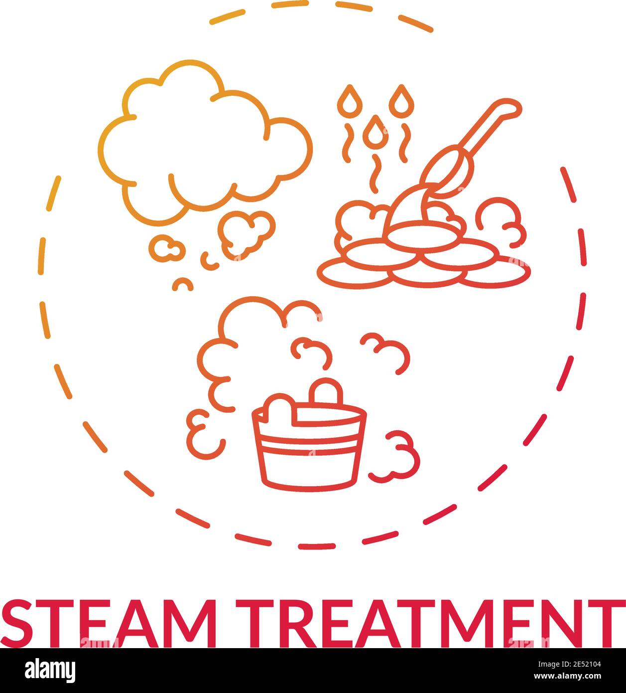 Woman steam bath Cut Out Stock Images & Pictures - Alamy