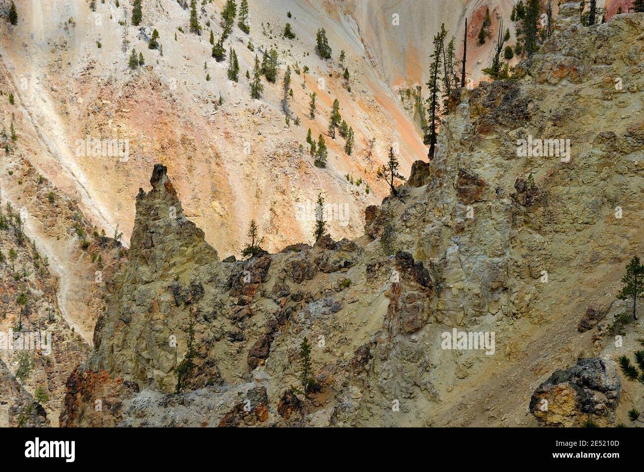 Inspiration Point, Grand Canyon of the Yellowstone river, Yellowstone ...